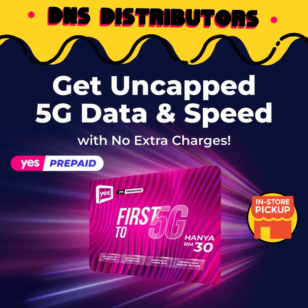 PREPAID RM30 YES SIM (INCLUDE UNLIMITED DATA & CALL ALL NETWORK) NOMBOR ...