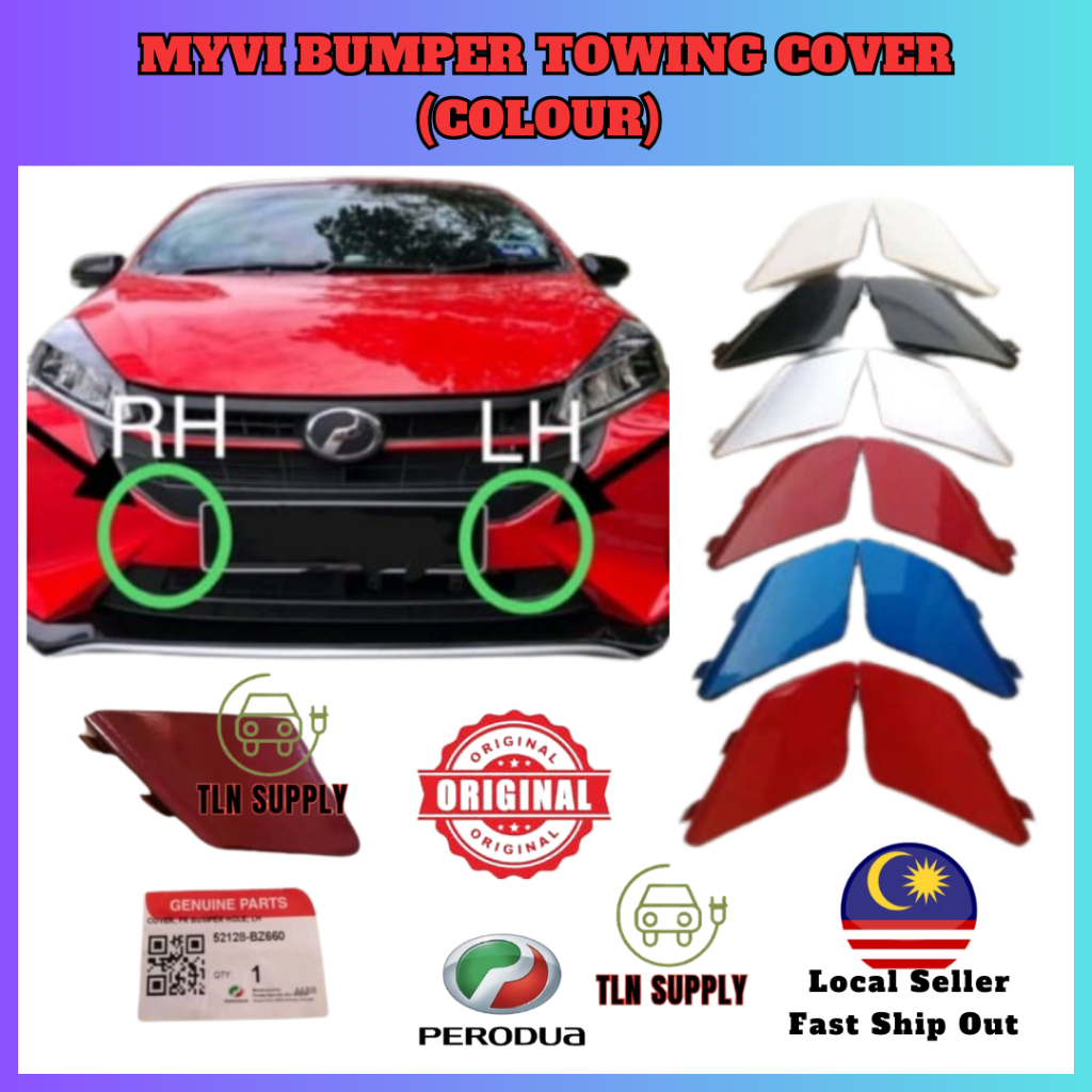 💯Original Perodua Myvi 2022 Front Bumper Grille Top Cover With Paint ...