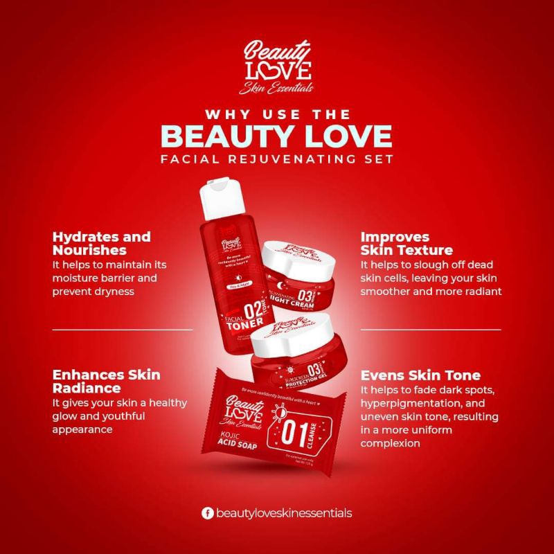 beauty love skin essential 4 in 1( all skin type) | Shopee Malaysia