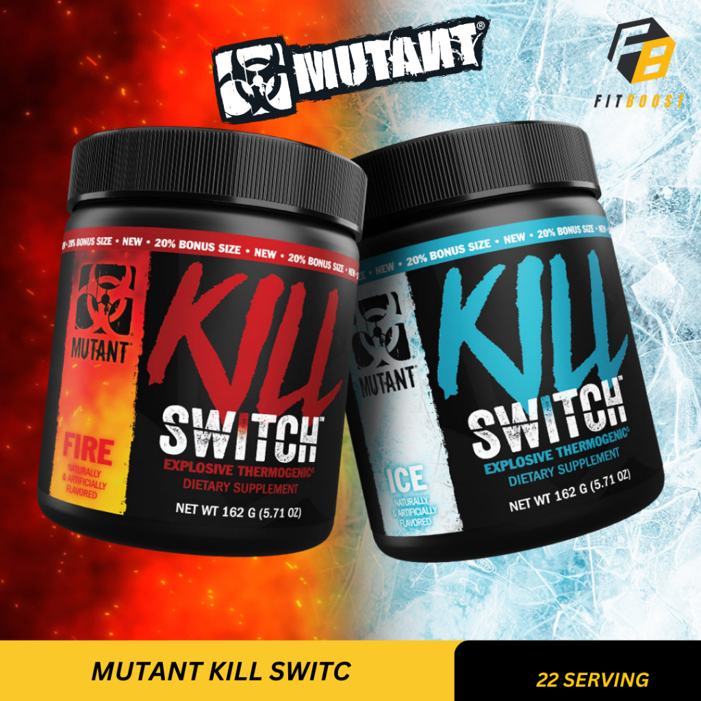 MUTANT , KILL SWITCH - Thermogenic Fat Burner , 36 Serving | Shopee ...