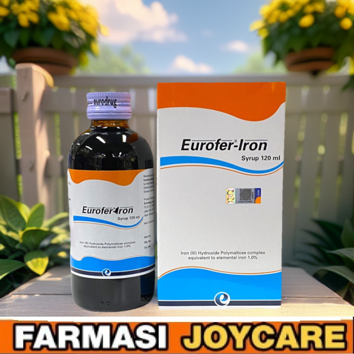 Eurofer-Iron Syrup 120mL (Exp: December 2025) Iron Supplement Maltofer ...