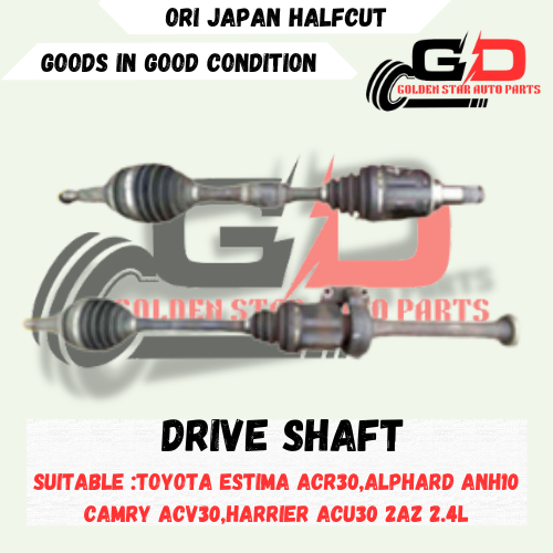 Toyota Estima ACR30,Alphard ANH10,Camry ACV30,Harrier ACU30 2AZ 2.4L Drive Shaft | Shopee Malaysia