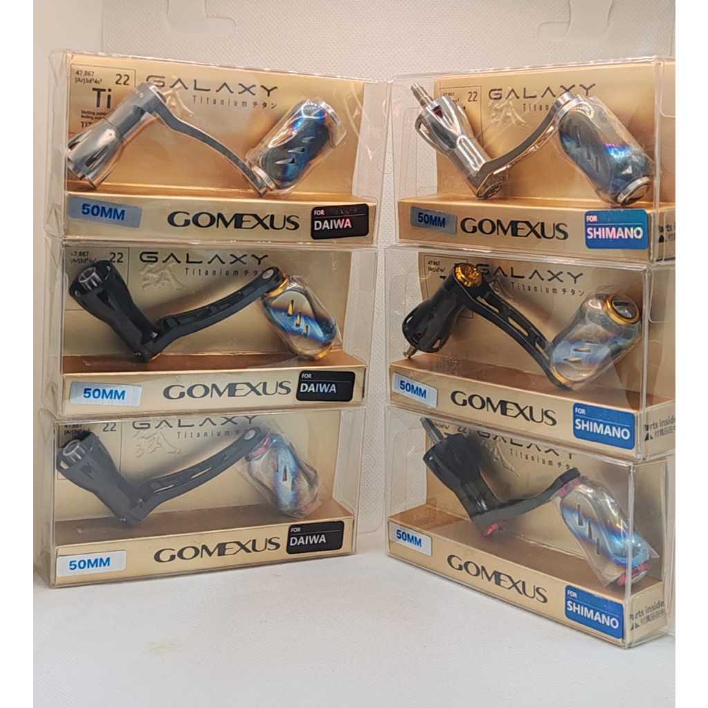 Gomexus Spinning Reel Handle with Knob 50mm Aluminum Alloy Power Handle ...