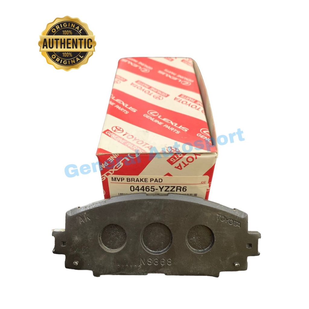 Original Front Disc Brake Pad Toyota Vios NCP93 CT200 Perodua Alza 2014 ...