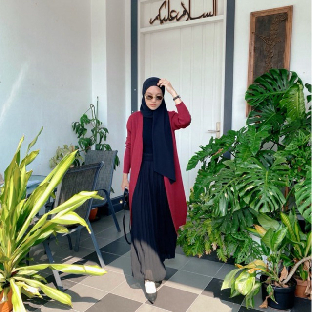 💞THELECU NELY LONG OUTERWEAR💞 | Shopee Malaysia