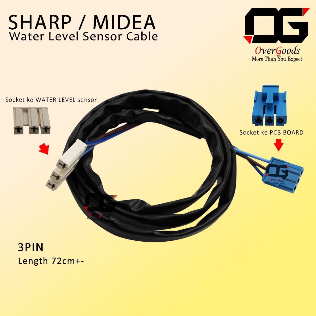 (70mm & 120mm) SHARP / MIDEA CABLE WATER LEVEL SENSOR WASHING MACHINE ...