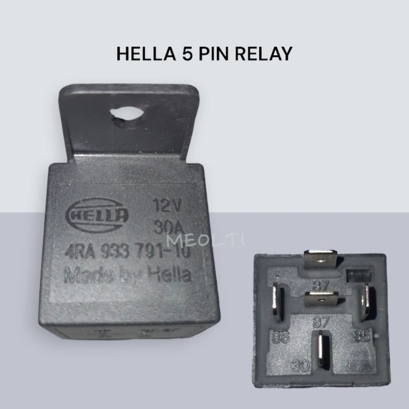 M'SIA READY STOCK HELLA 5 PIN RELAY 12V | Shopee Malaysia