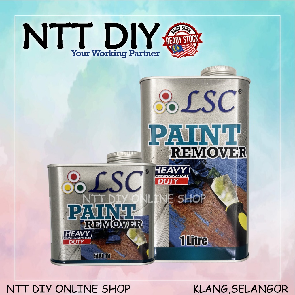 NTT DIY Paint Remover for Metal/ Steel/ Iron Paint Removal/Peluntur Cat ...