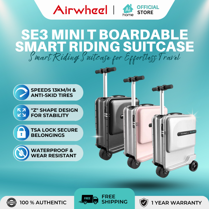 AIRWHEEL SE3 MINI T Smart Riding Electric Motor Suitcase 20 Inches ...