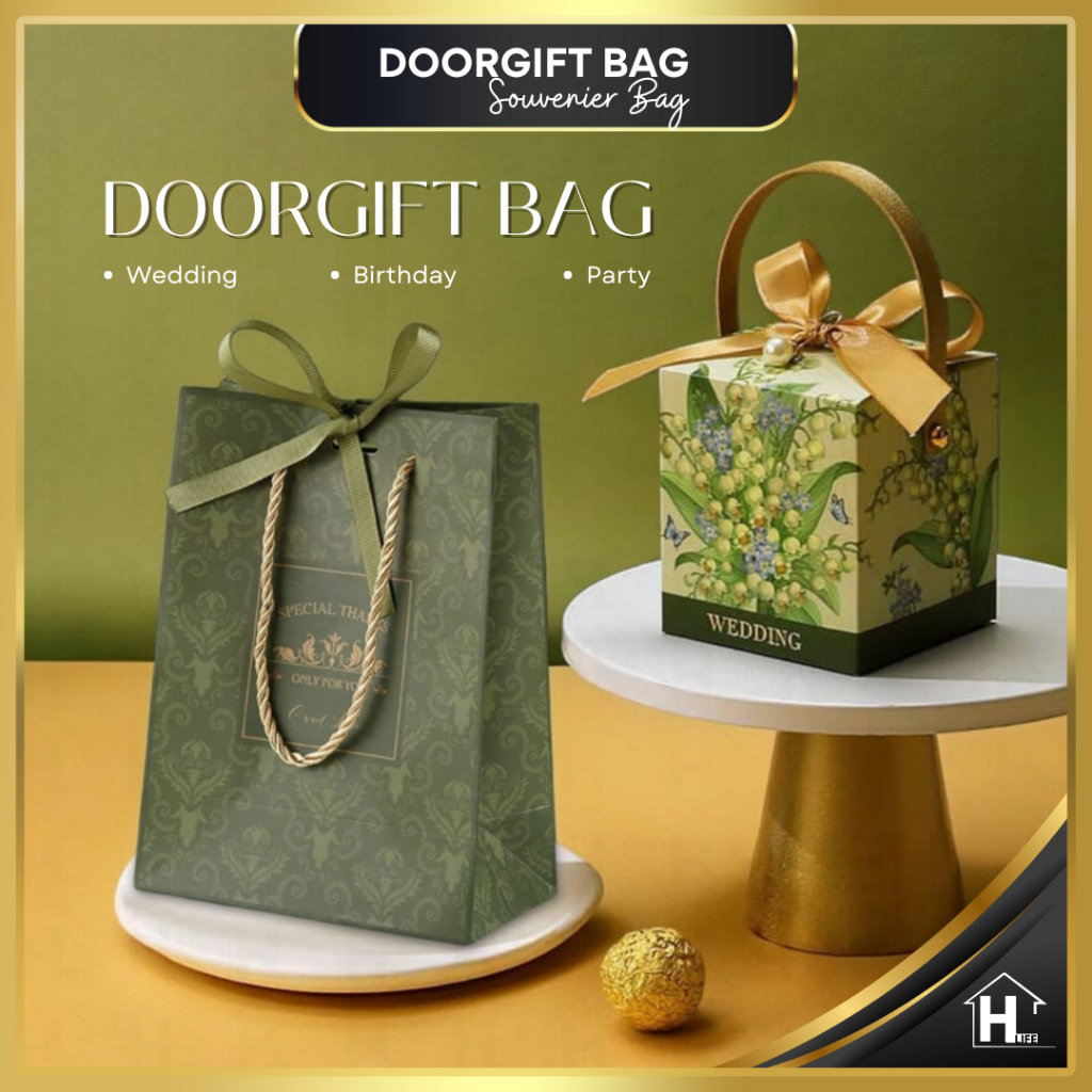 Doorgift Bag Shopping Bag Birthday Party Paper Bag Birthday Gift Bag ...