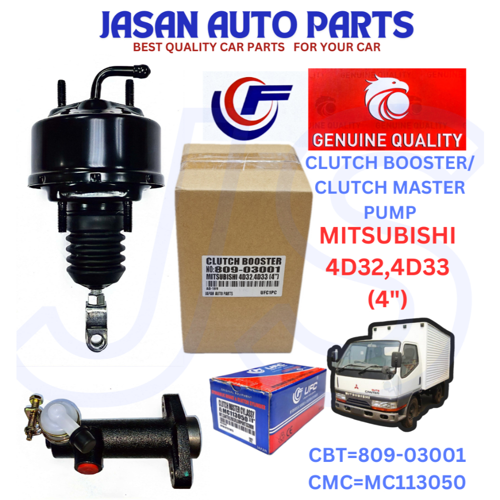 CLUTCH BOOSTER AND CLUTCH MASTER PUMP MITSUBISHI 4D32,4D33 (4 ...