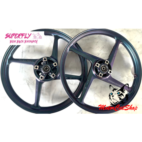 SuperFly PROJECT-X 4 Sport Rim 4 Batang Yamaha Y16 ABS LC135 Modify Arm ...