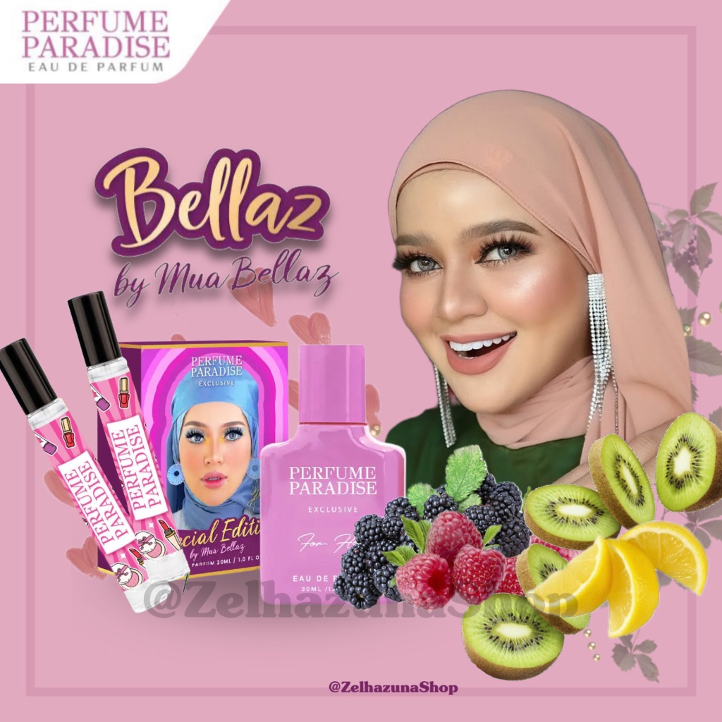 SAME DAY POSTAGE Perfume Paradise - Special Edition MUA Bellaz Bellaz ...