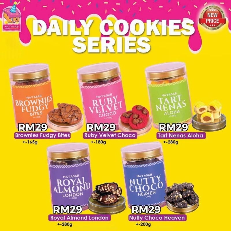 MAMASAB 2024 Daily Cookies Series / Biskut Raya / Serunding Daging ...