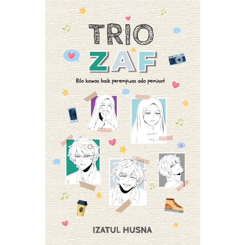 Novel: Trio ZAF - Izatul Husna [Cetakan Kedua] | Shopee Malaysia