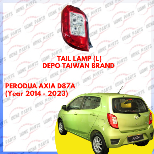 🔥PERODUA AXIA D87A TAIL LAMP (Year 2014-2023) DEPO BRAND 3 Months ...