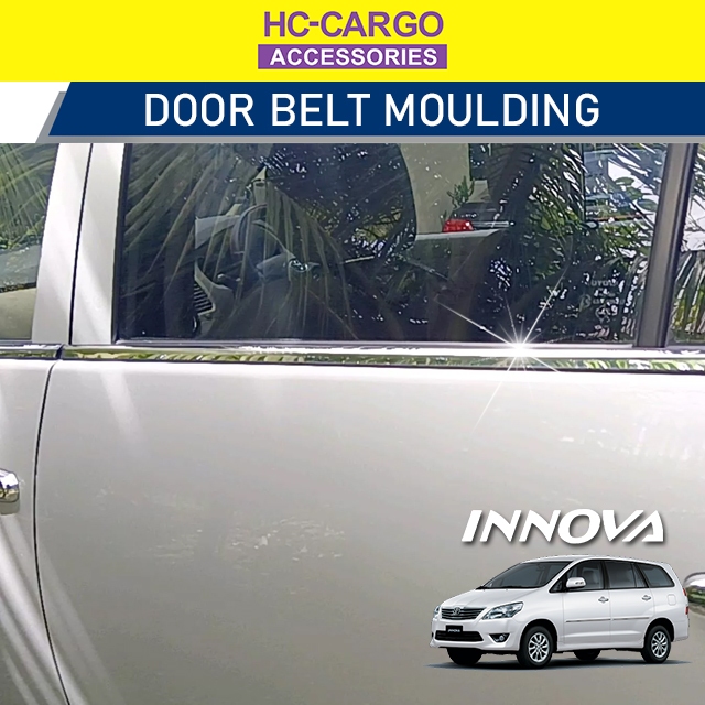 Toyota Innova OLD 2005 3D door lining chrome / door belt moulding ...