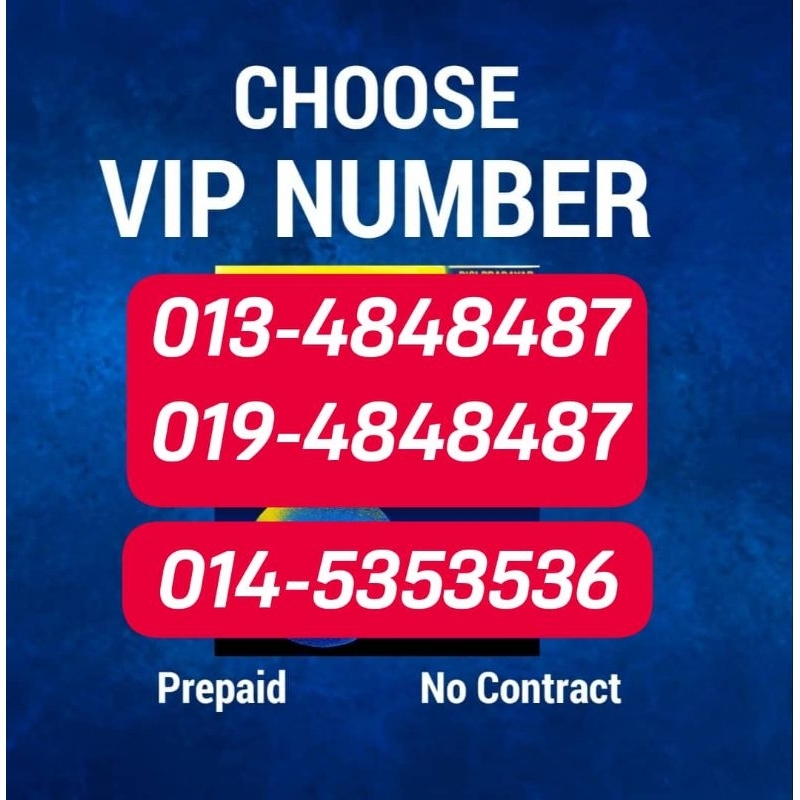 Vip Number ABABAB Prepaid!! | Shopee Malaysia