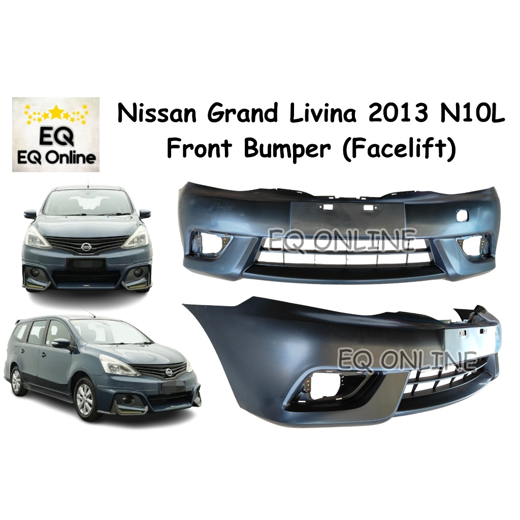 Nissan Livina 2013 Front Bumper L10L (2nd Model) PP Plastic Malaysia ...