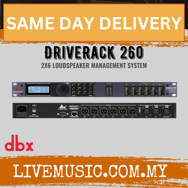 Dbx By Harman DriveRack 260 Loudspeaker Management System ( DriveRack260 / DriveRack-260 ...