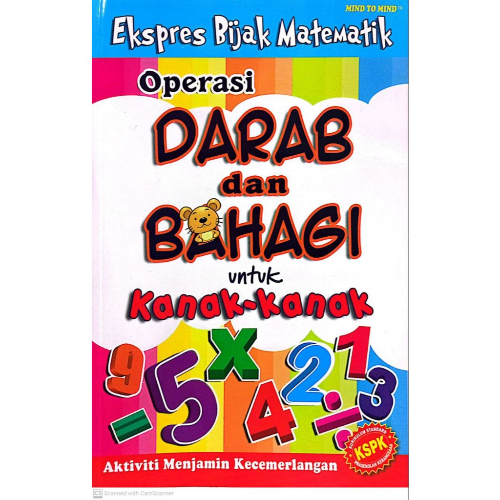 MTM - EKSPRES BIJAK MATEMATIK - OPERASI DARAB & BAHAGI UTK KANAK-KANAK ...