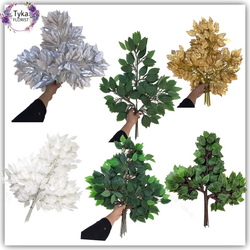 🔥🇲🇾[Hot Sale]Daun Bayan/daun rose /daun ceri for arrangement deco ...