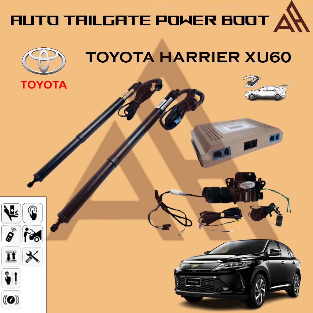 Toyota Harrier XU60 Plug & Play Auto Tailgate Power Boot Soft Close ...