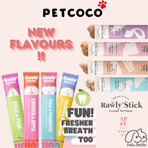 PetCoCo 🐾 Amelisa Pet & Co. Rawly Stick Pet Puree 16g Single Stick ...