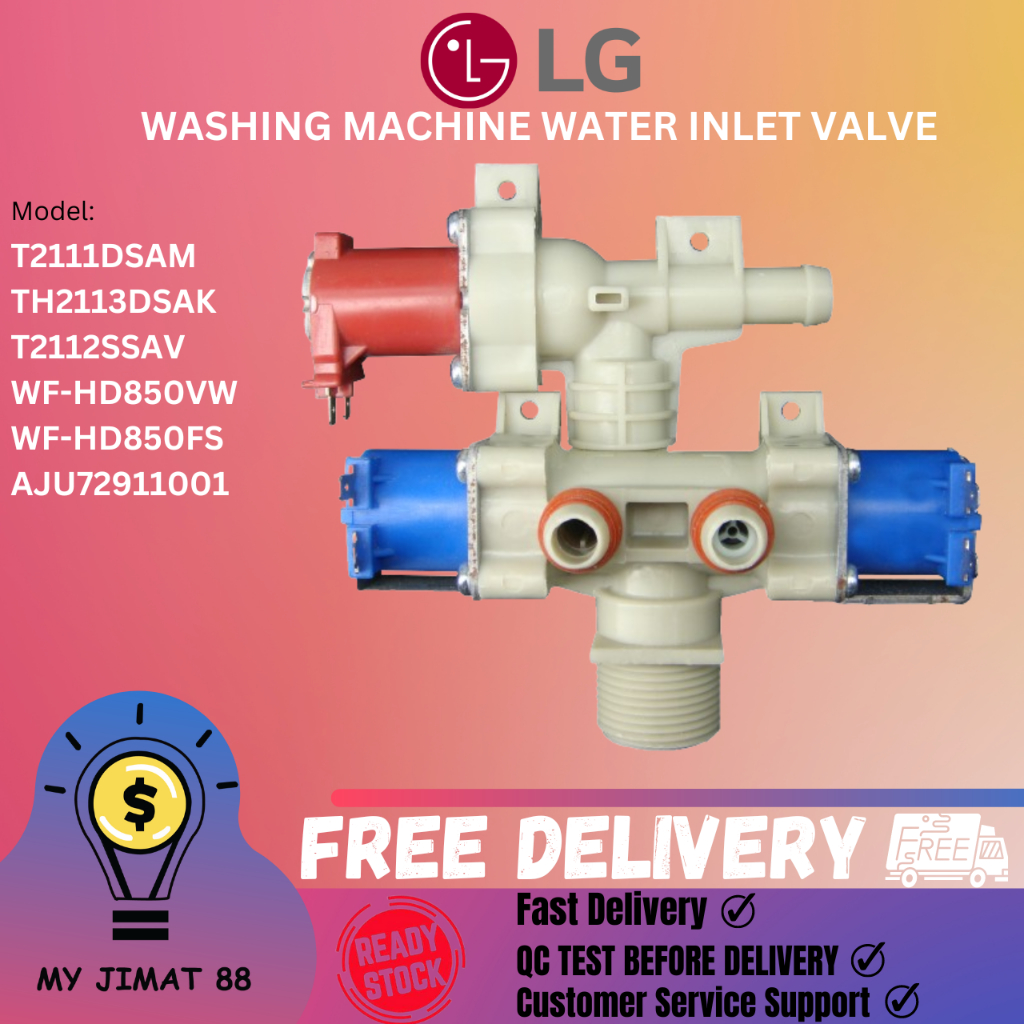 【Ready Stock】LG WASHING MACHINE WATER INLET VALVE WF-HD850FS ...