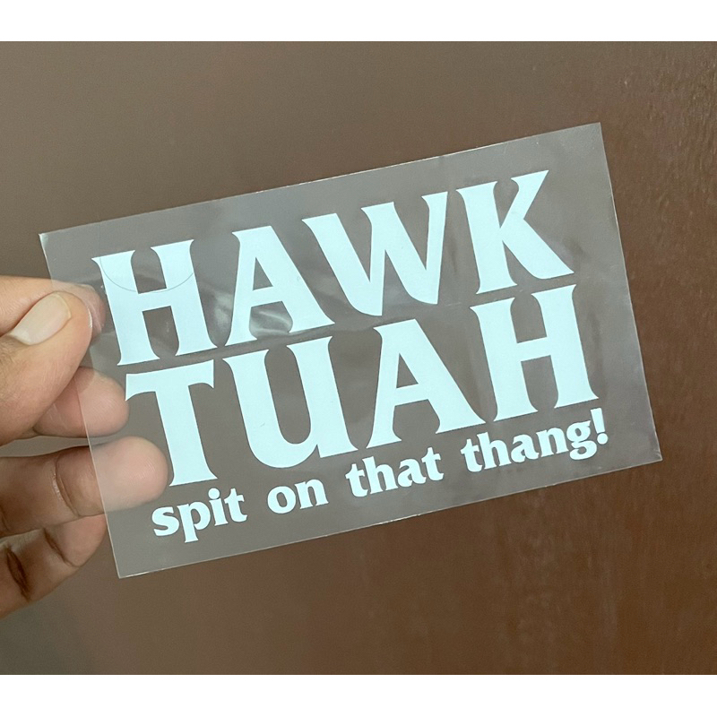 New 2024 Hawk Tuah Spit On that Thang Premium Car motor Sticker ...