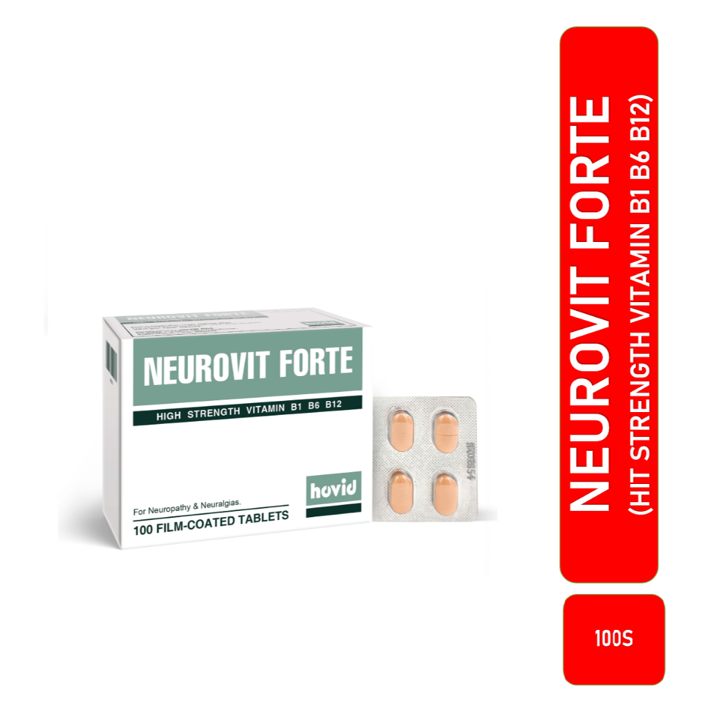 SHOP NOW!!! HOVID NEUROVIT FORTE VIT B1 B6 B12 10'S /STRIPS[ EXP 06/ ...