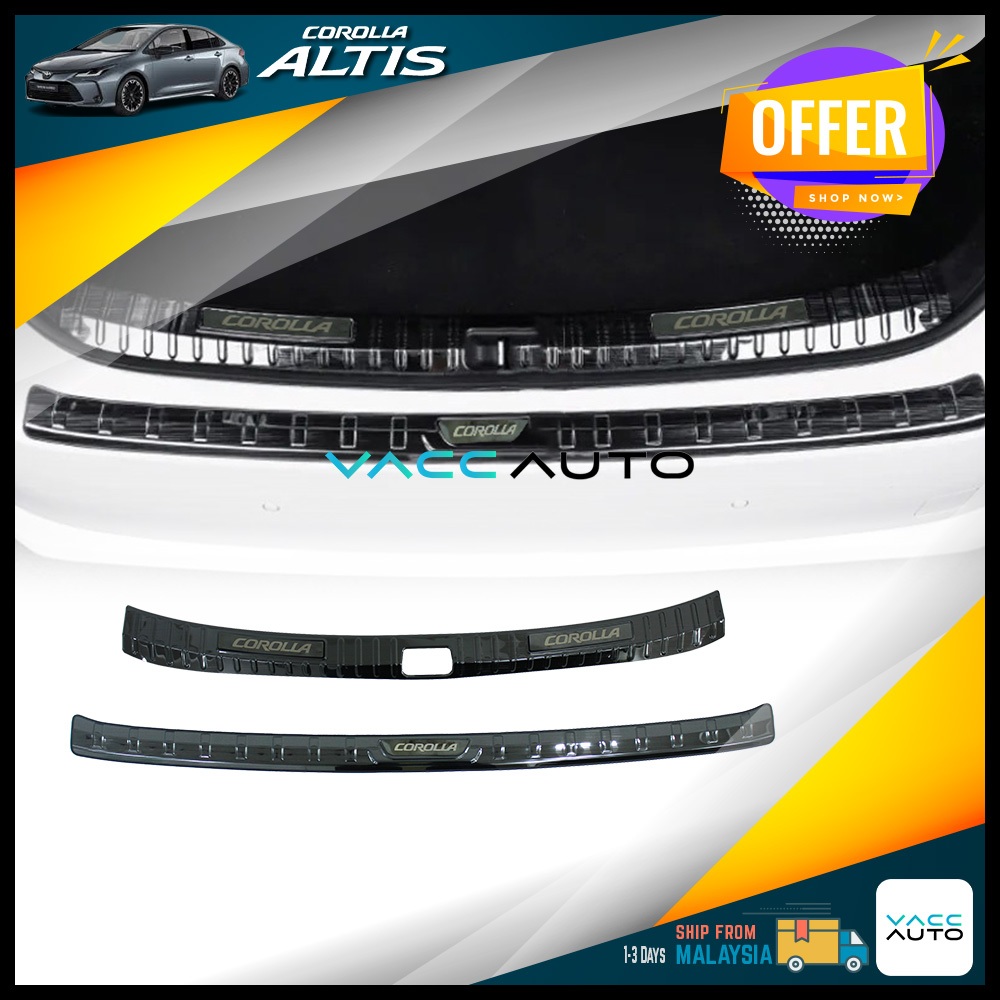 Toyota Altis E210 (2021 - 2025) Rear Bumper Protector - Out Or In Rear ...