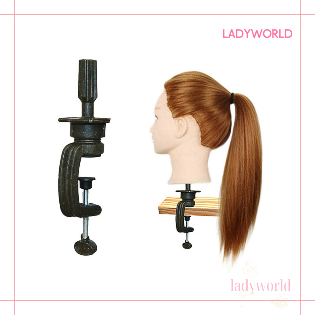 Dummy Head Training G Clamp Stand Practice Mannequin Model Tripod Table ...