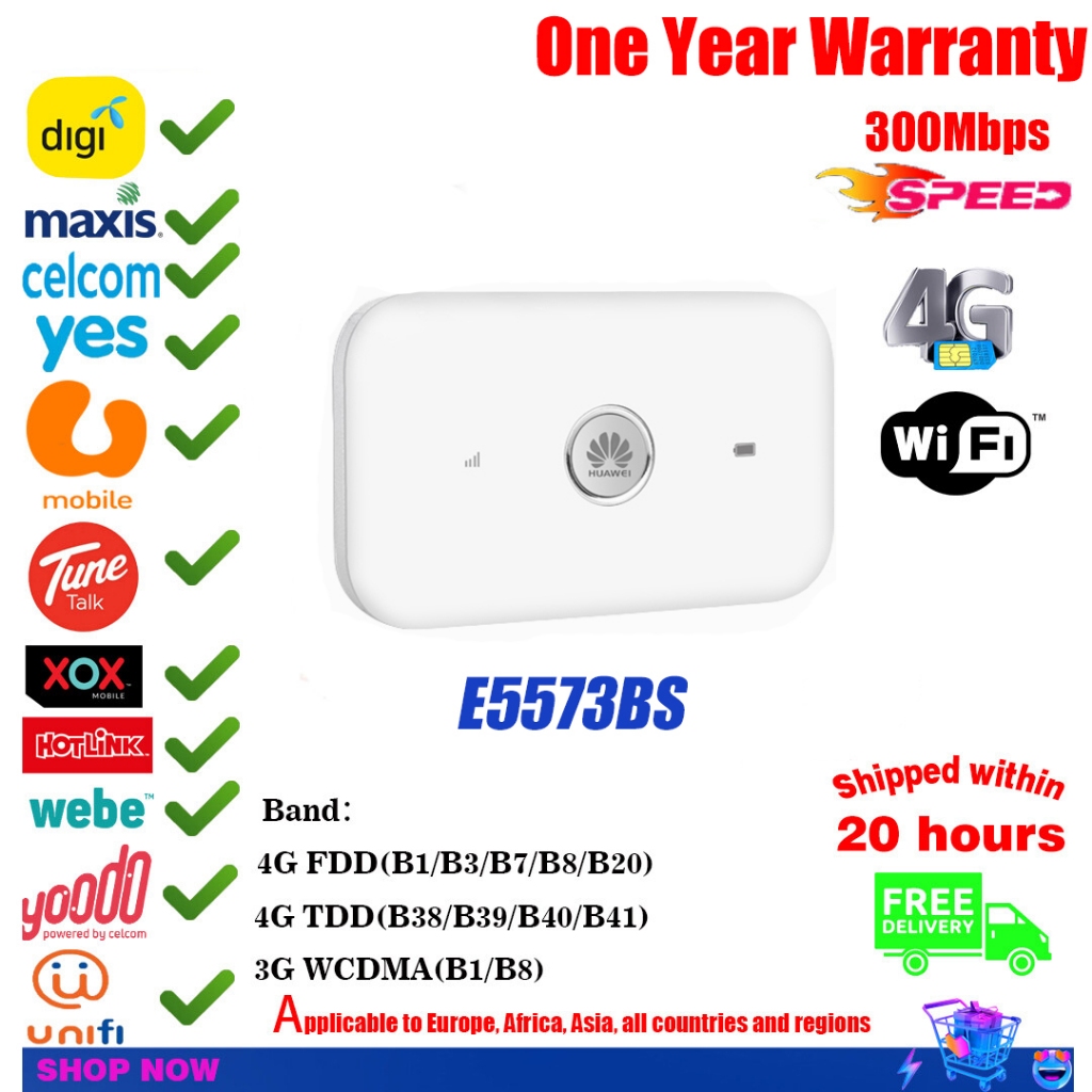Huawei Modified E5573 Portable Modem Wifi Mifi Router Hotspot LTE 4G ...
