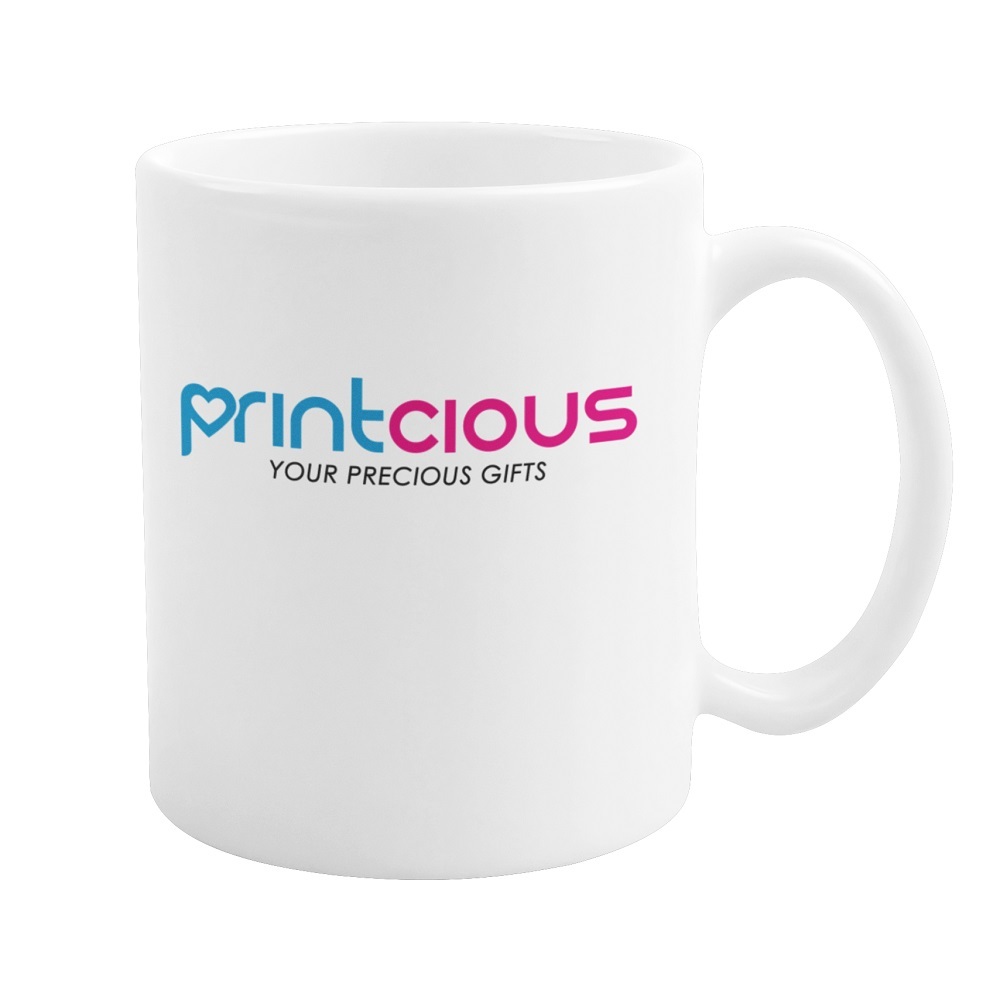 Custom Mug Printing Service + Your Logo or Design / White Mugs / Colour ...