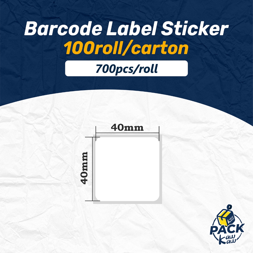 21 Size Barcode Label Sticker Price Tag Thermal Label Sticker Product ...