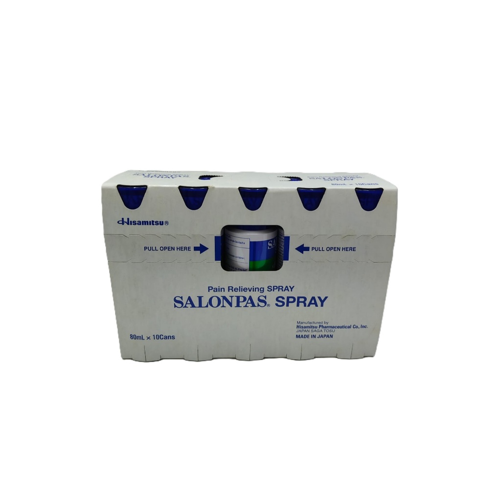 HISAMITSU SALONPAS SPRAY 10BTL X 80ML (1OUTER) | Shopee Malaysia
