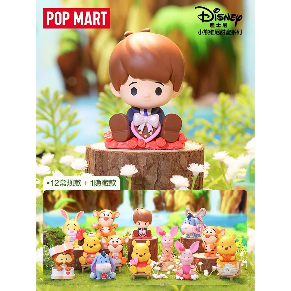 【Ready Stock】Winnie the Pooh Series Blind box doll Popmart Cute Figures ...