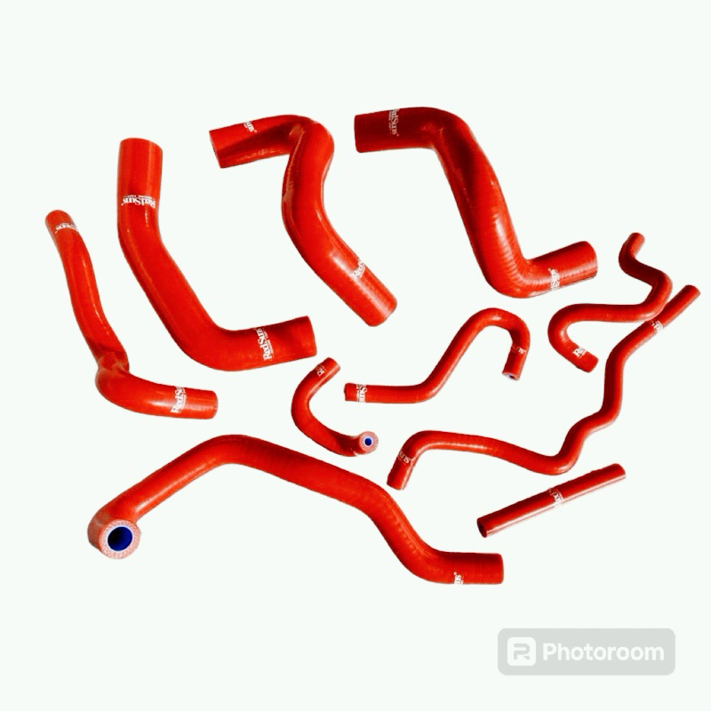 toyota wish ZGE20 1.8cc RedSuns silicon radiator hose and bypass ...