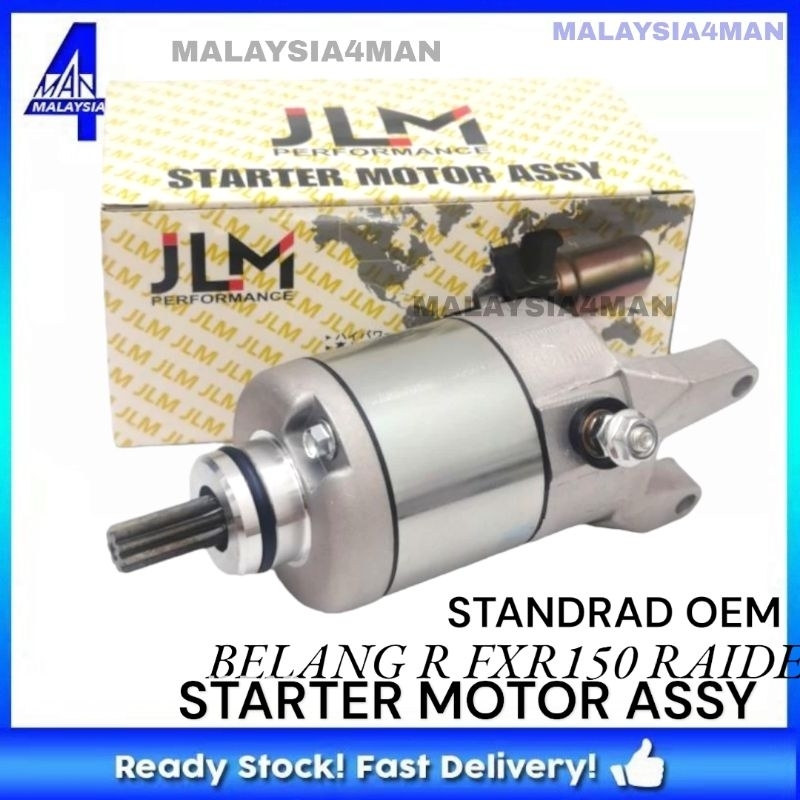 JLM SUZUKI BELANG R FXR FX150 RAIDER 150 BELANG150 STARTER MOTOR ASSY ...