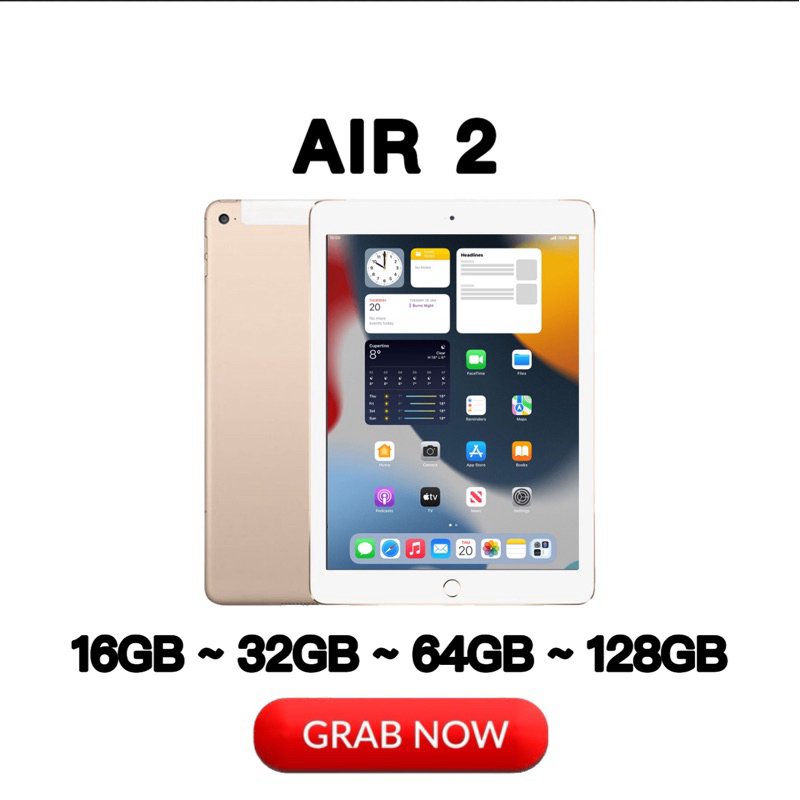 ORIGINAL USED PAD AIR 2 32GB/64GB WI-FI (9.7) | Shopee Malaysia