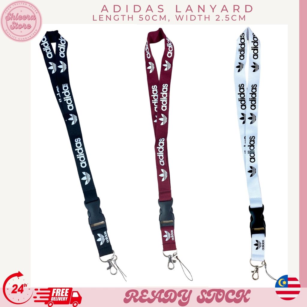 Adidas Handphone Neck Lanyard Phone Strap Buckle Safety Camera Phone ...