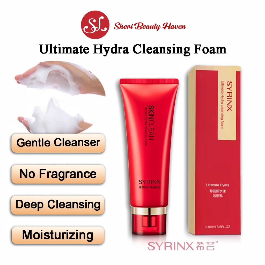 Syrinx Ultimate Hydra Cleansing Foam 100ml Hydrating, Oil Control ...