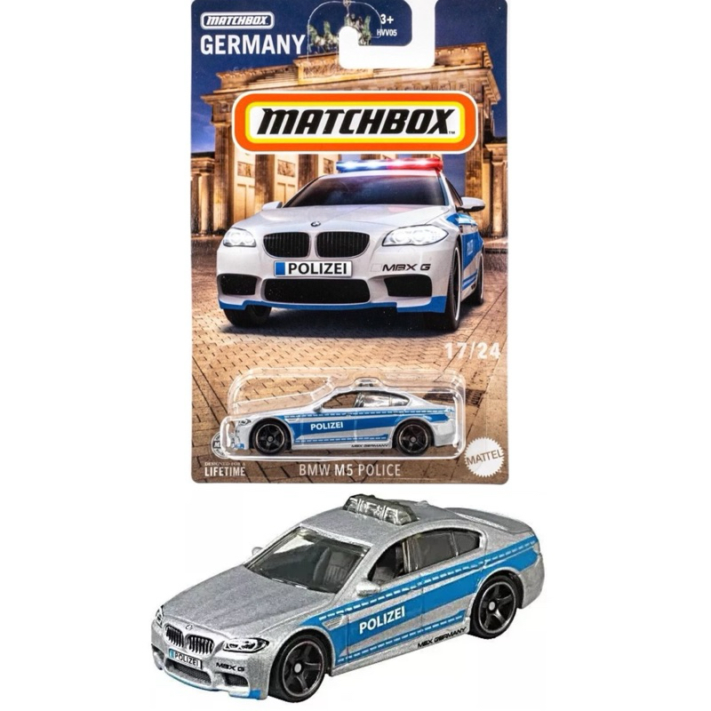 Matchbox 2024 Germany Series Mix 2 - BMW M5 Police | Shopee Malaysia