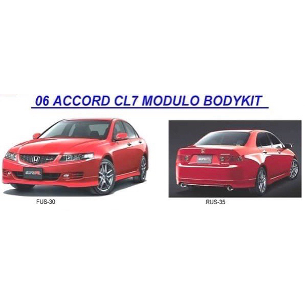 Honda accord CL7 euro R facelift 2006 2007 2008 mdl bodykit body kit ...