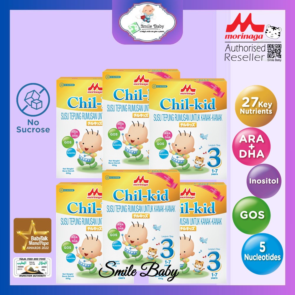 Morinaga Chil-kid Step 3 Oishi No Sucrose CK3 6*600g (1-7 Tahun) | Shopee Malaysia