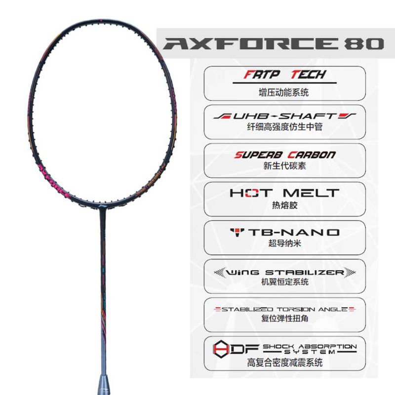LINING AXFORCE 80 RACQUET (3U/4U/5U) | Shopee Malaysia