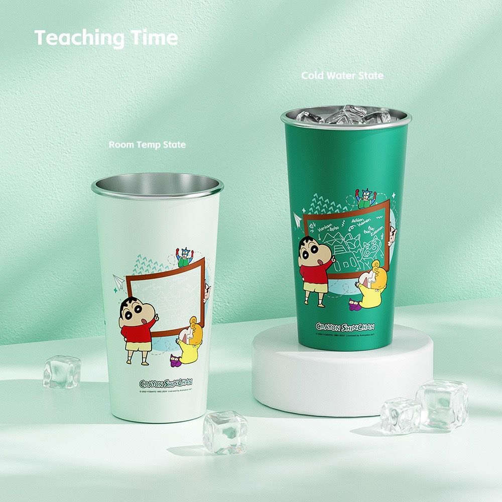 Rock Space Crayon Shin Chan Color-Changing Iced Cup 630ML | Shopee Malaysia