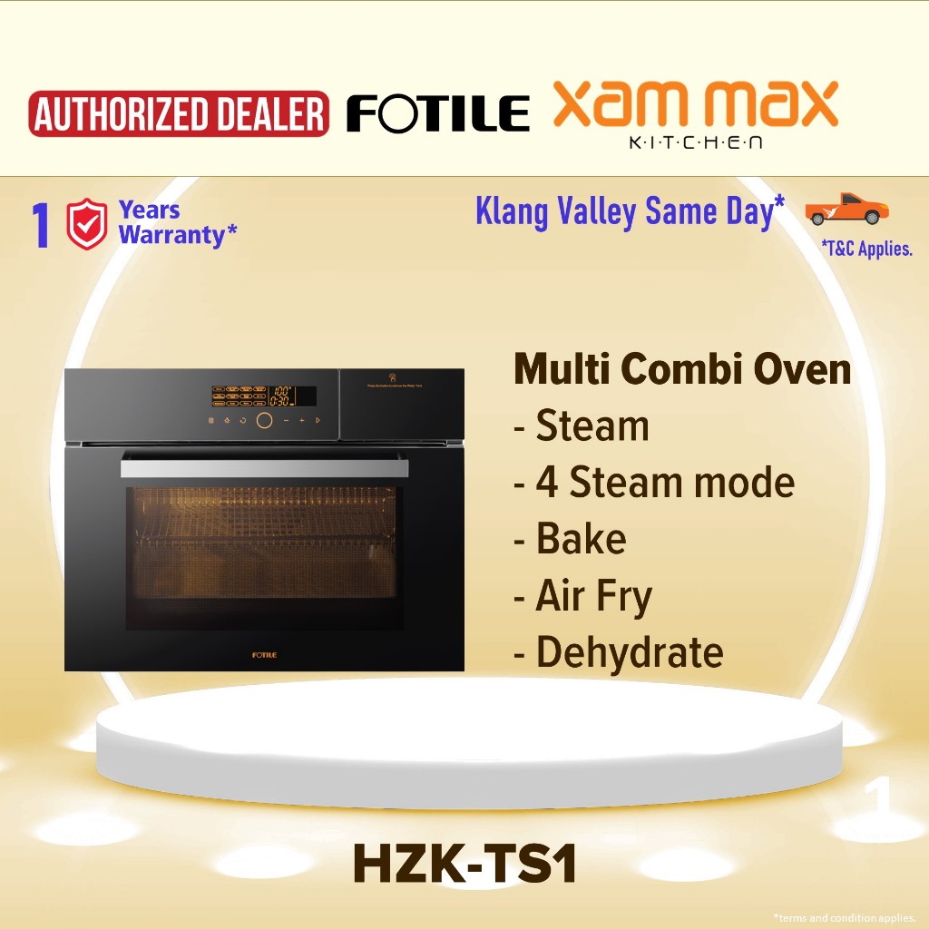 Fotile - HZK-TS1 Built-in Combi Oven (Steam, Bake, Air Fry, Dehydrate ...