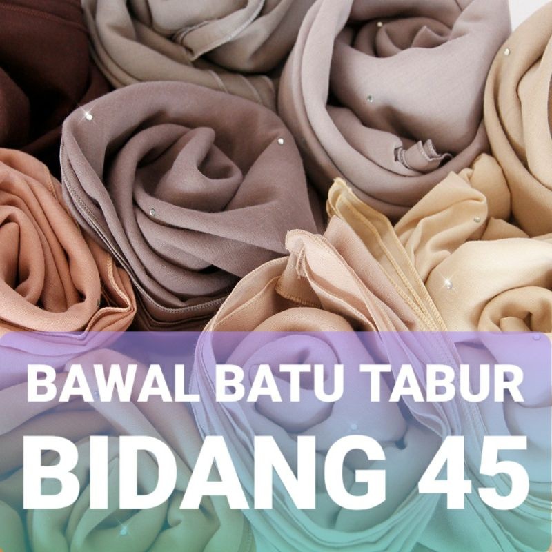 BAWAL COTTON BATU TABUR Bidang 45 | Shopee Malaysia